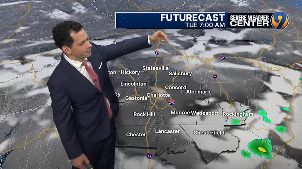 Monday night's forecast with Meteorologist Joe Puma