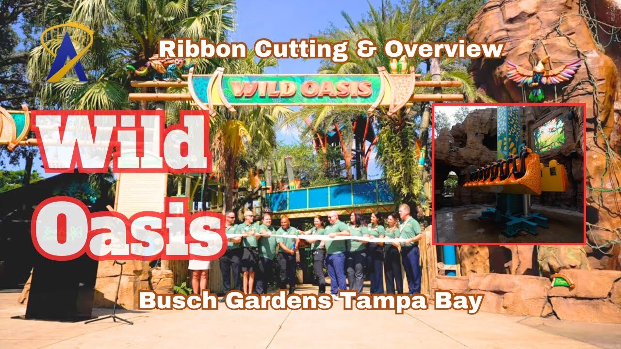 Wild Oasis Ribbon Cutting and Overview - Busch Gardens Tampa Bay