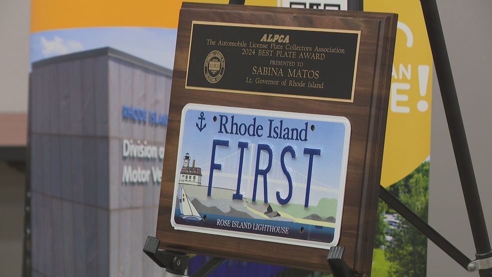 Rhode Island license plate wins national award