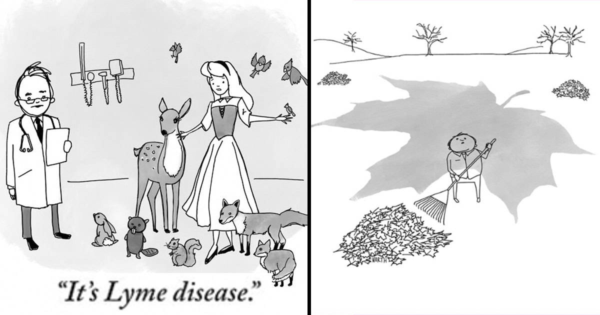 25 Clever Single Panel Comics From Cartoonist Rich North