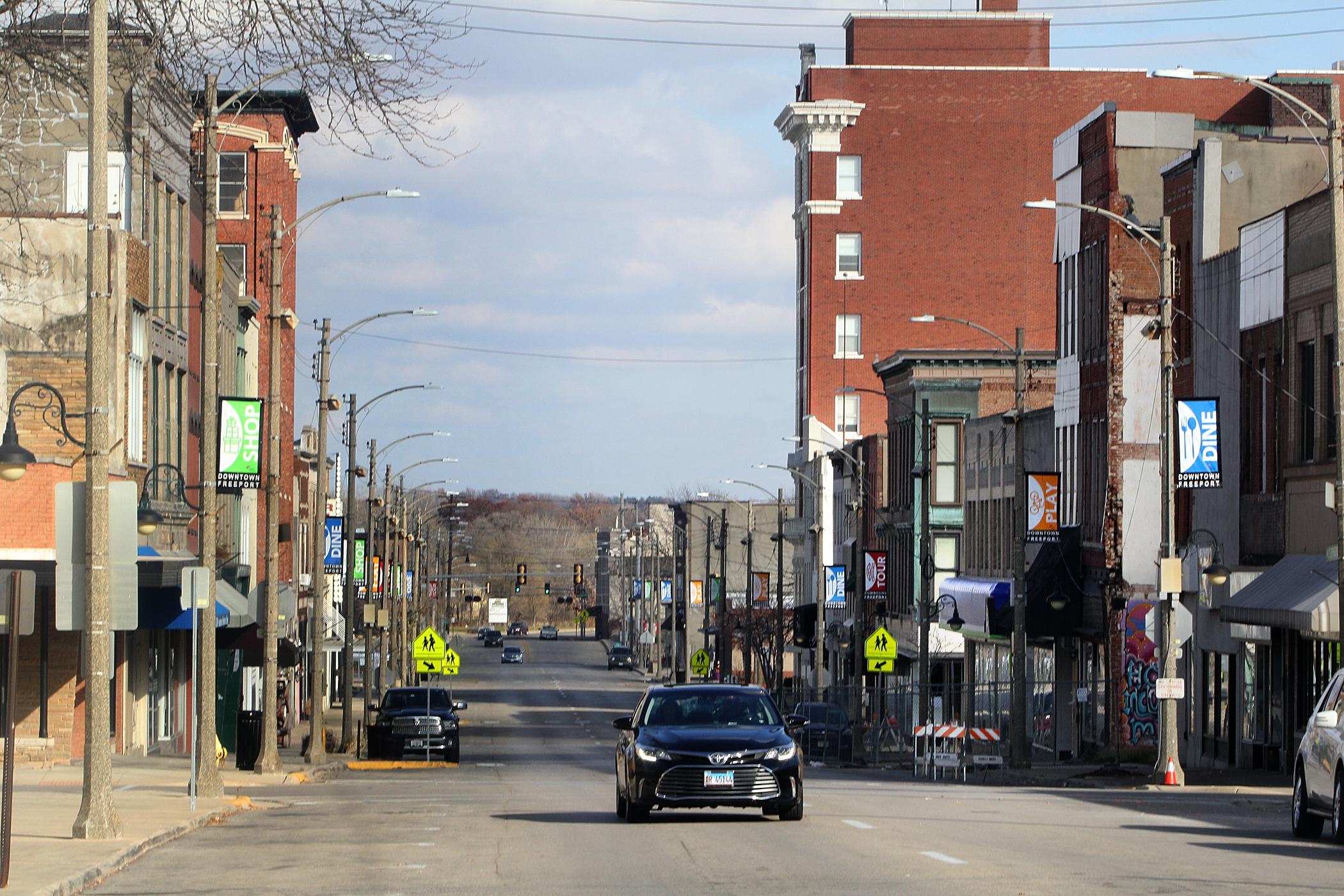 Downtown walk-through highlights recent improvements in Freeport