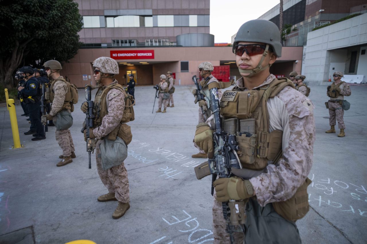 Marines Deployed for Protests to Leave Los Angeles