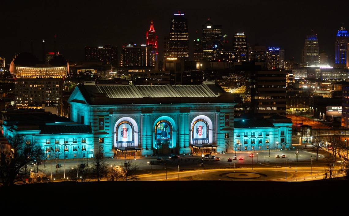 Union Station lighting up in AFC Richmond colors to welcome ‘Ted Lasso ...