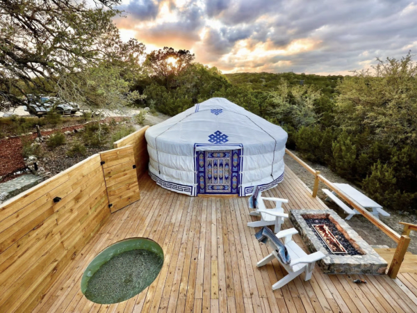 Texas couple raffles off $7M 'Yurtopian' Hill Country glamping resort