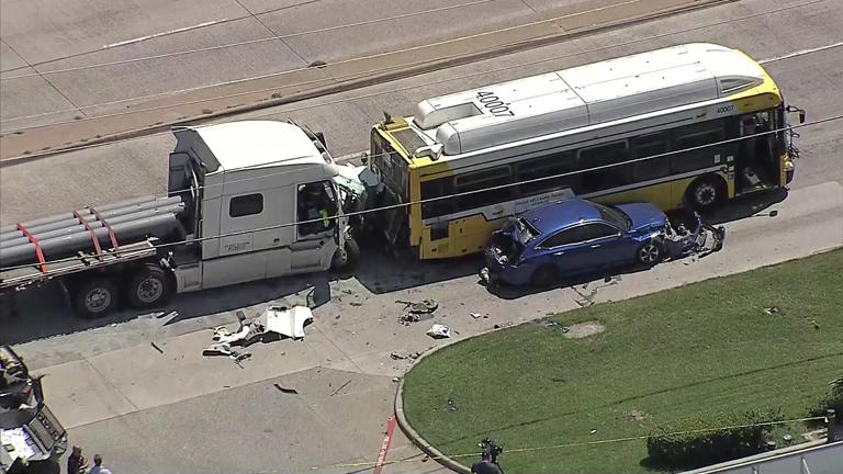 1 dies, 4 hurt after big-rig driver blacks out, hits 4 vehicles ...
