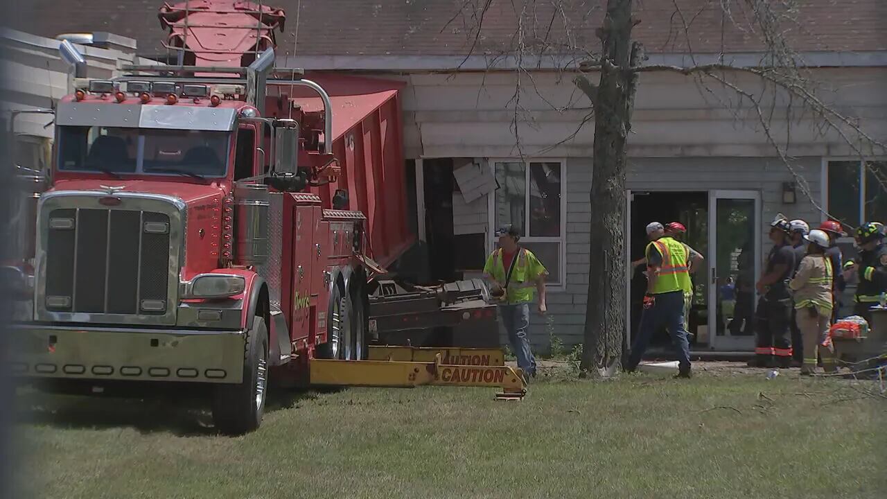 Seven people hospitalized after large truck crashes into Job Corps ...