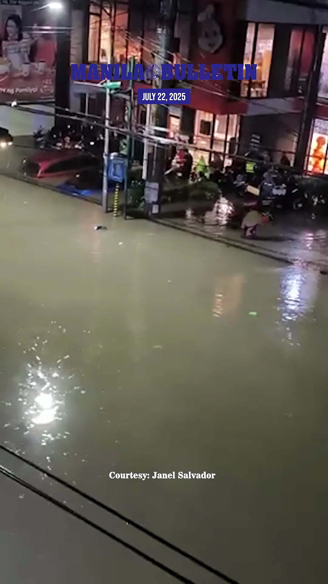 Floodwaters rise to chest-deep levels along MacArthur Highway in ...