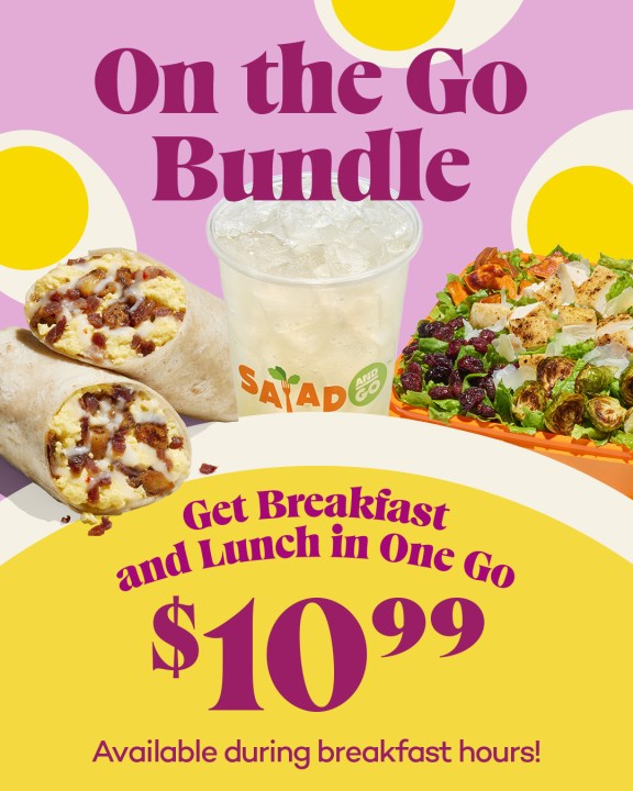 Salad and Go launches limited-time meal deals for National Drive-Thru Day