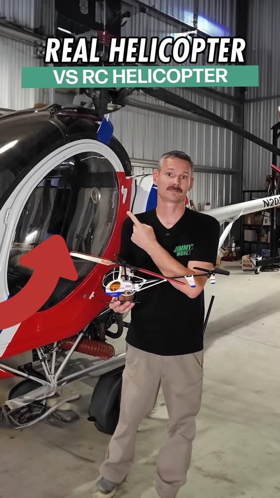 Flying A Real Helicopter vs RC Helicopter