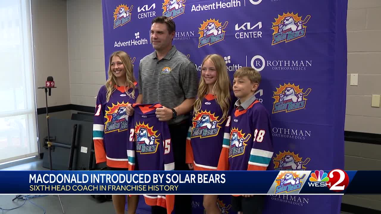 Orlando Solar Bears welcome Matt Macdonald as head coach and general ...