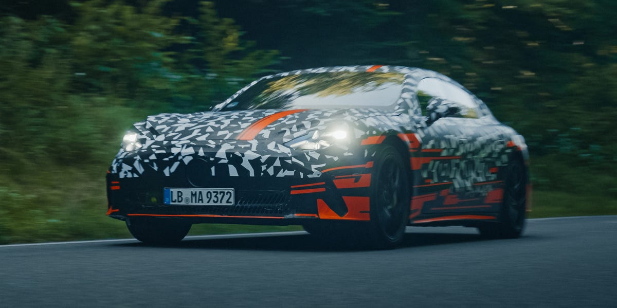 We Ride in a Prototype of Mercedes-AMG's New EV and Experience Its Fake ...