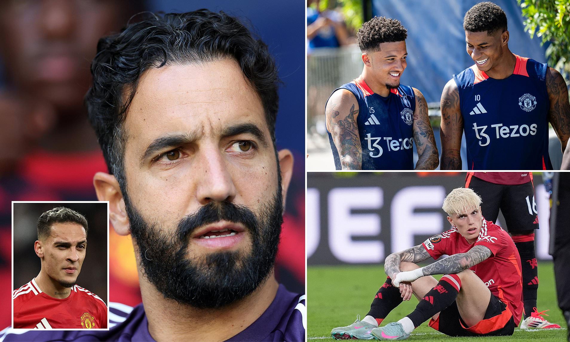 Man United's bomb squad back home casts shadow over Ruben Amorim's trip ...