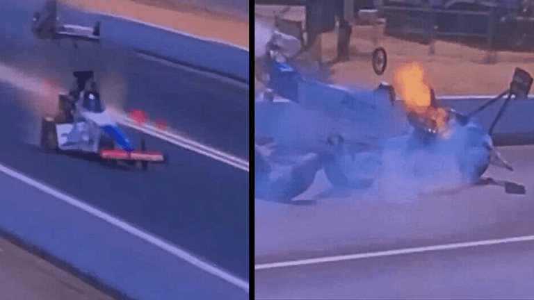 Racing fan and driver injured after 300 mph crash at Pacific Raceways ...