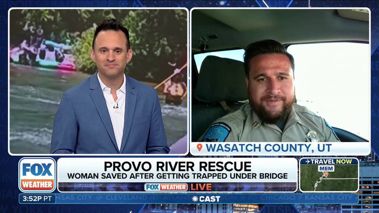 Utah Department of Natural Resources officers help save a woman trapped ...