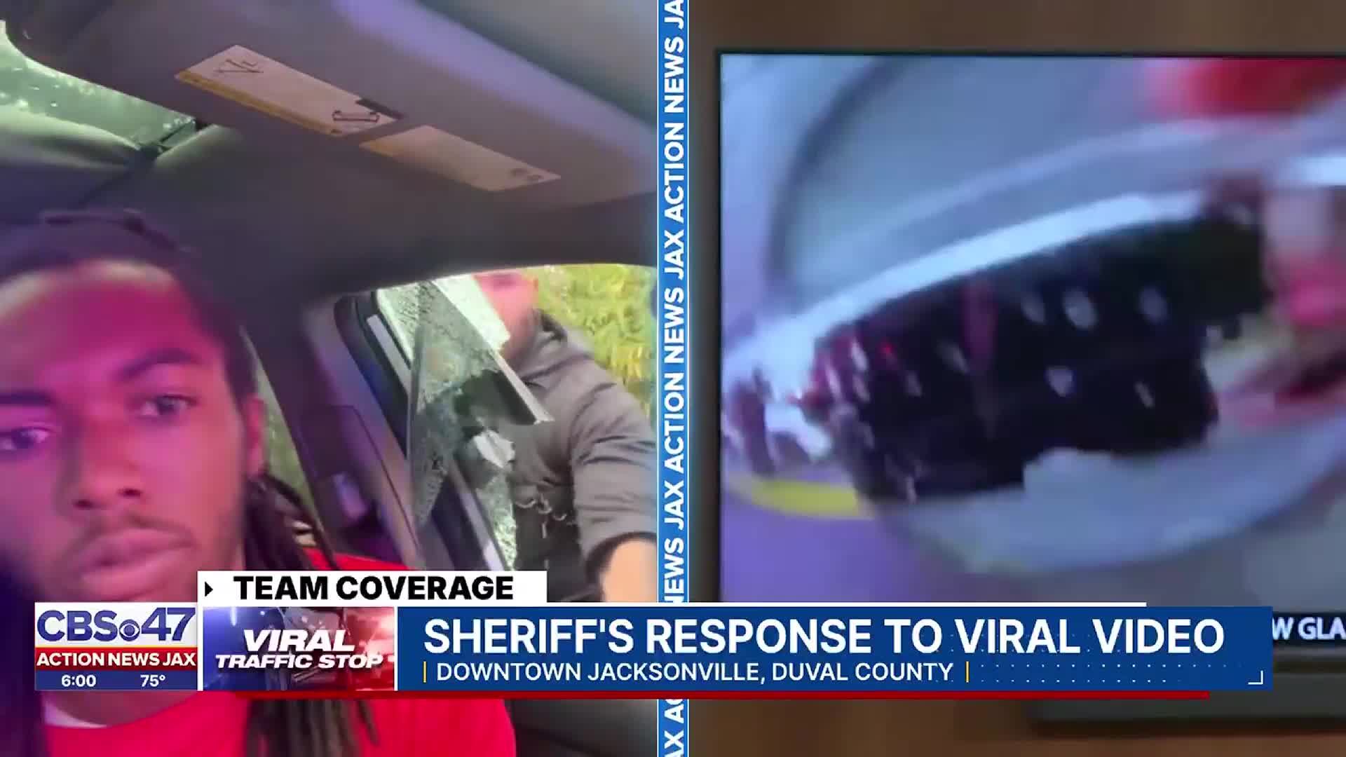 Jacksonville Sheriff releases officer body-cam video from viral traffic ...