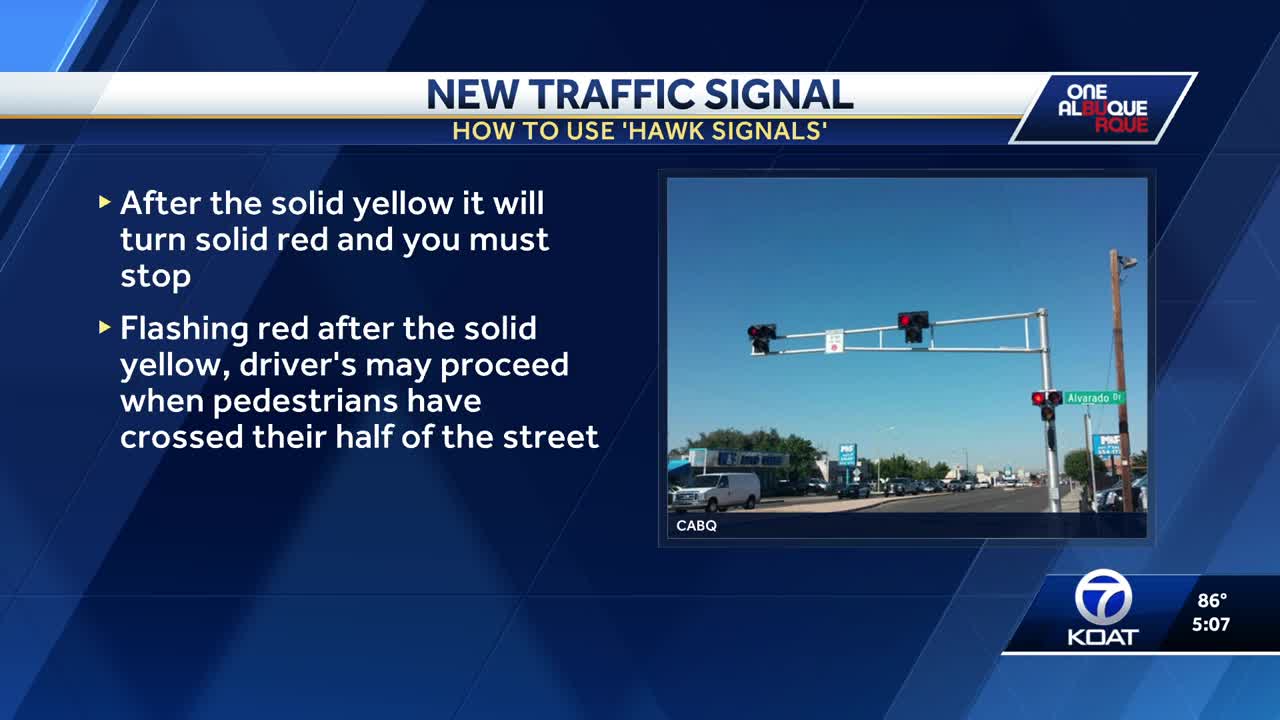 "Hawk signal" brings high tech to crossroads