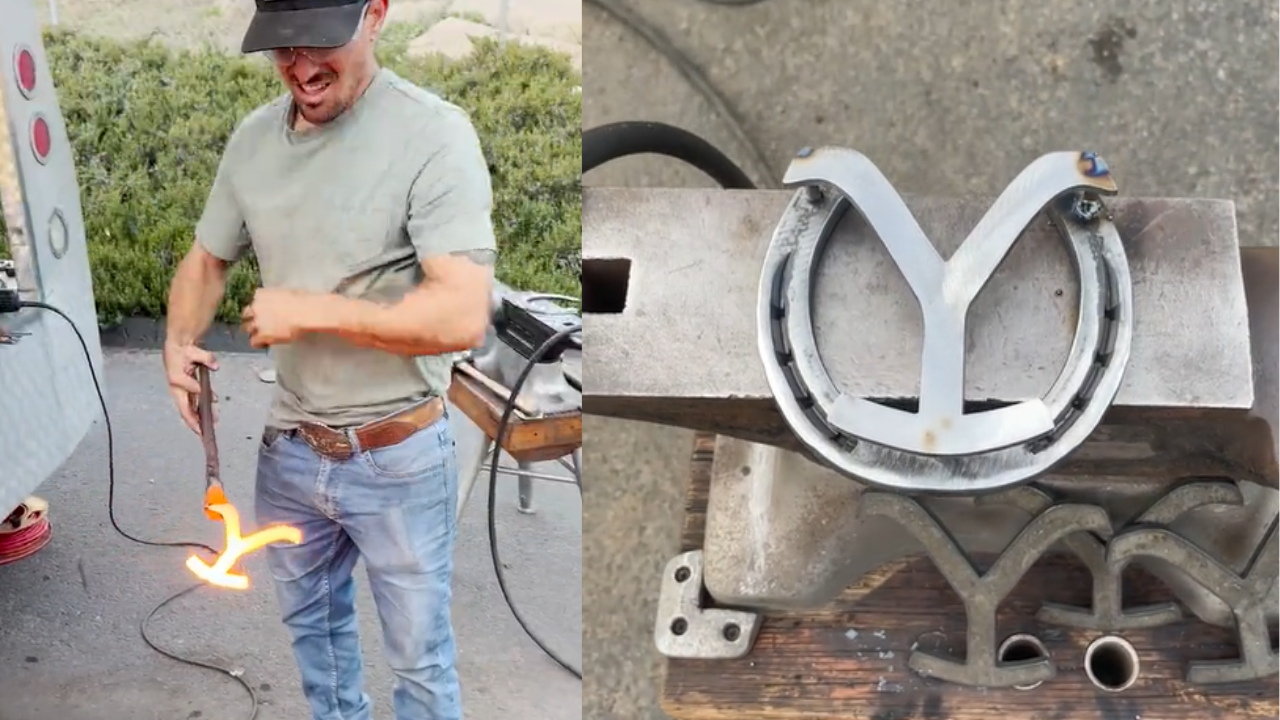 Yellowstone-Inspired Horseshoe — Custom Farrier Work