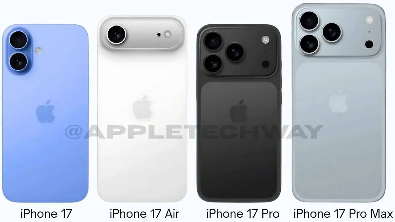 Apple iPhone 17 Pro Max, 17 Pro, 17 Air And iPhone 17 Leaks: Release ...