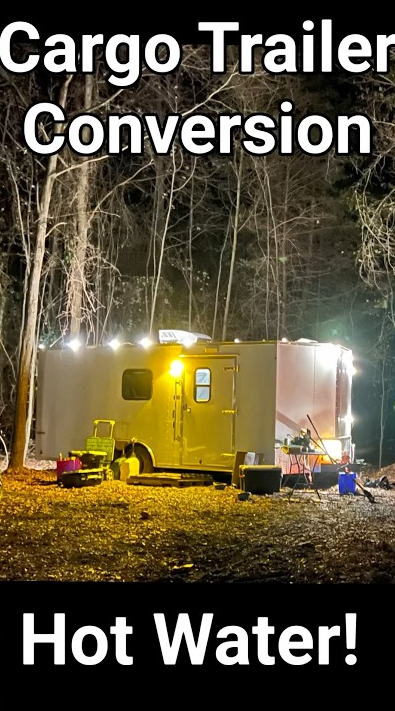 Ultimate Cargo Trailer Upgrade: Hot Shower Edition!