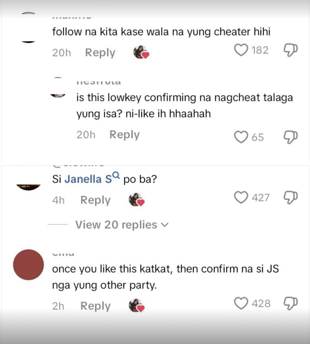 Janella Salvador being linked to Klea Pineda-Katrice Kierulf breakup