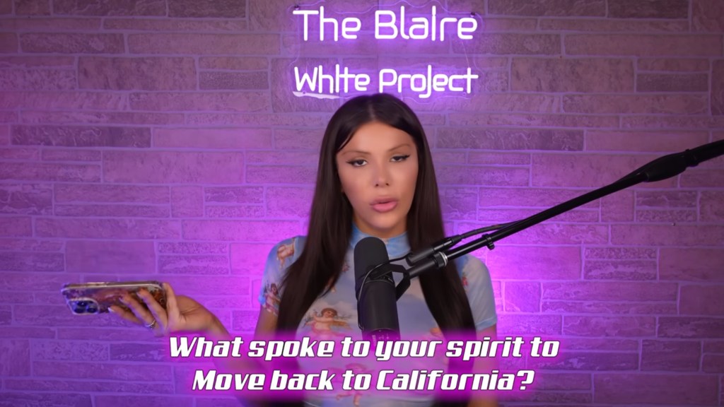 Conservative influencer announces she’s leaving Texas to head back to ...