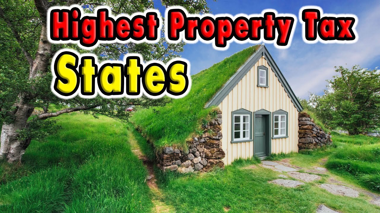 States with the highest property tax rates in the United States
