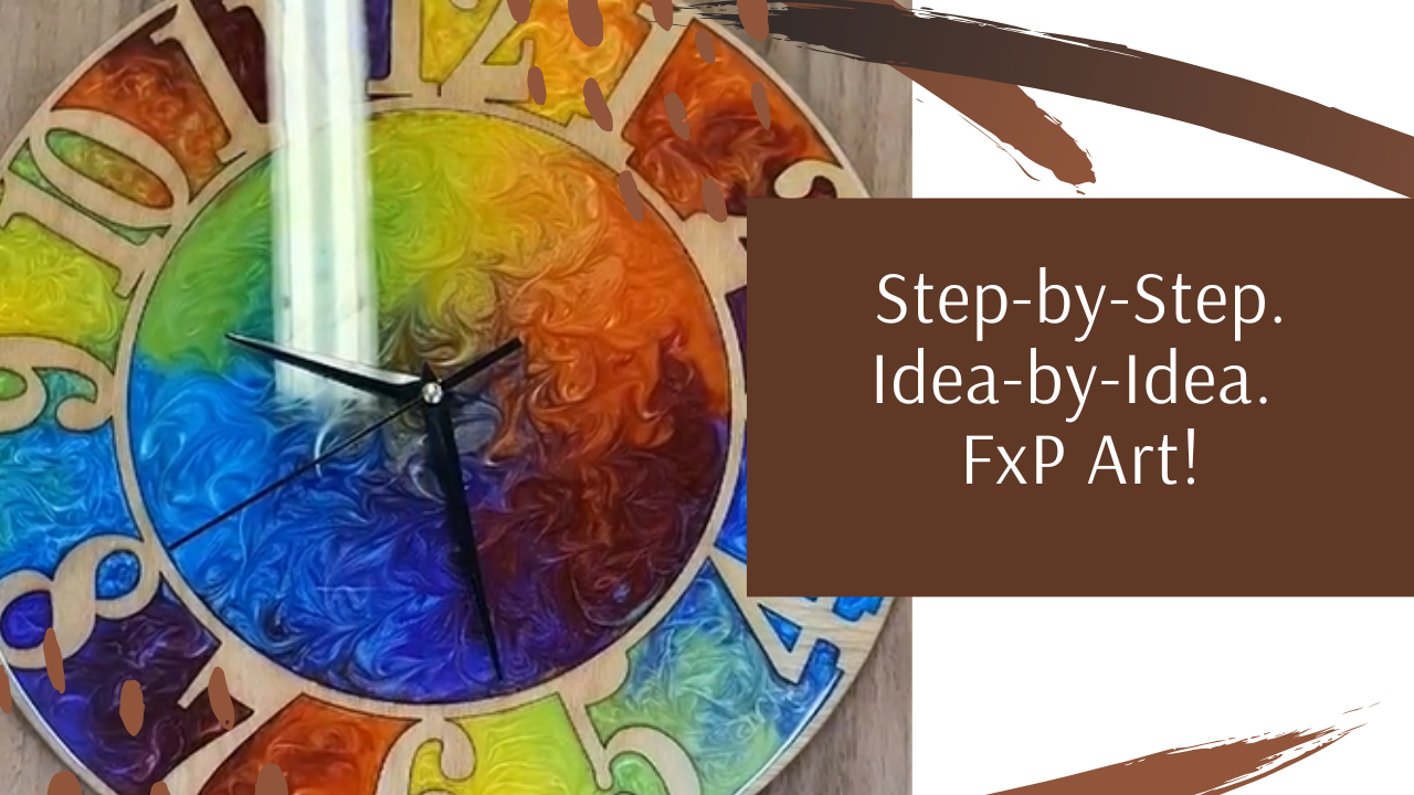 Stunning DIY Colorful Resin Clock — Make Yours Stand Out