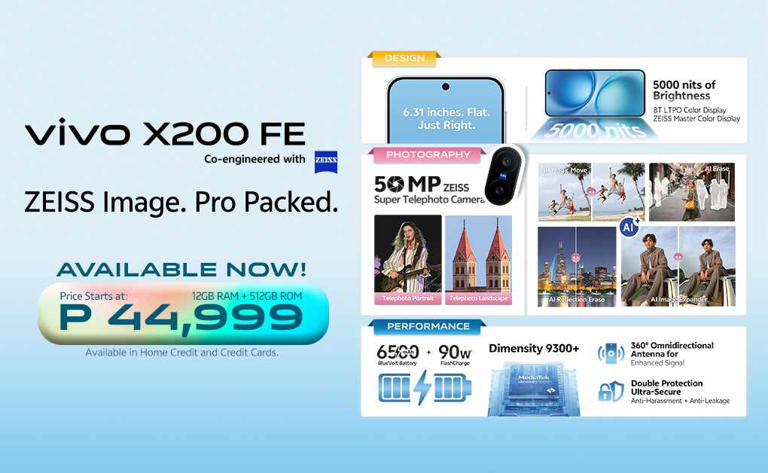 vivo X200 FE pre-orders open in the Philippines: Price, specs, and features
