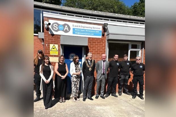 Mayor visits Bolton engineering firm to celebrate 30th year of business