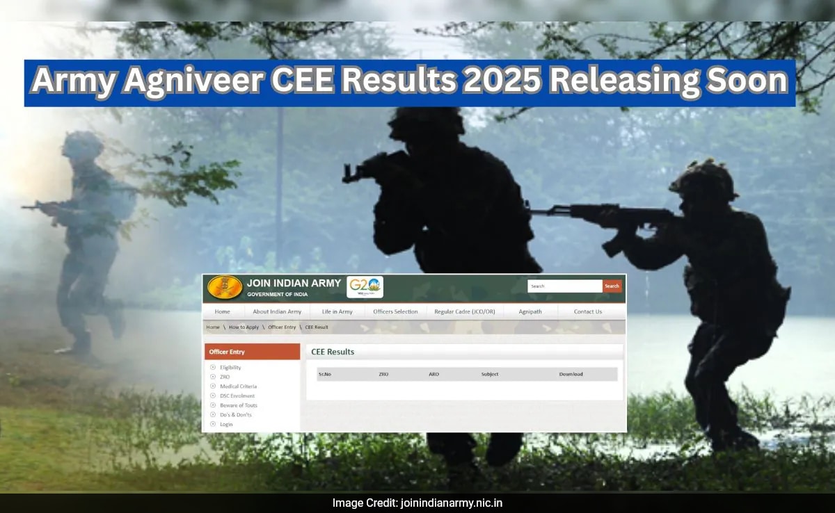 Army Agniveer CEE 2025 Results: Check Expected Date, Official ...