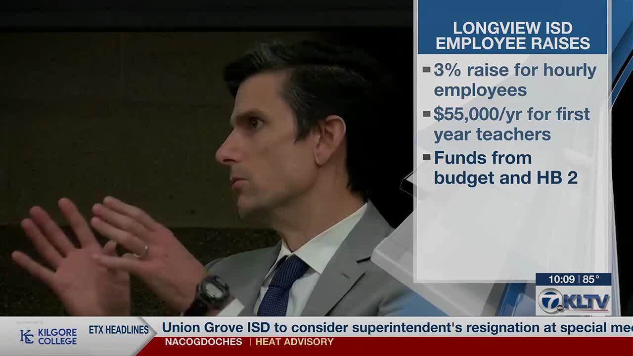 Longview ISD school board approves teacher pay raises