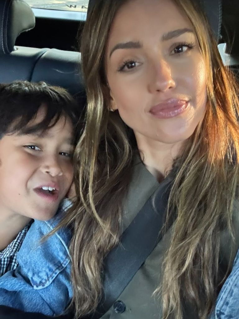 Jessica Alba shares rare glimpse of son Hayes following romantic getaway