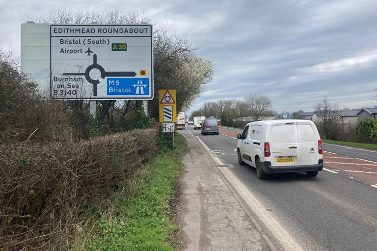 Major A38 upgrades between Highbridge and Bristol Airport