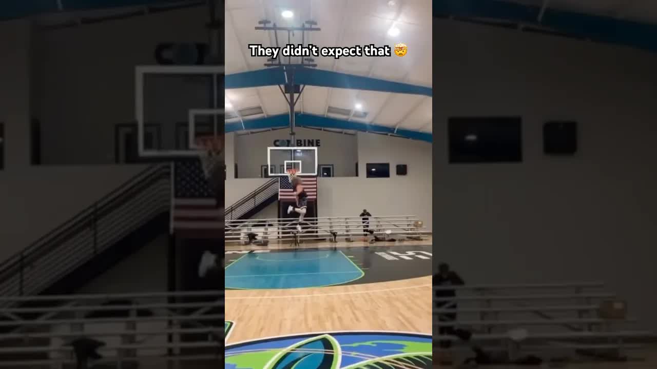 Pro Dunker does 360 Behind the Back dunk #dunk
