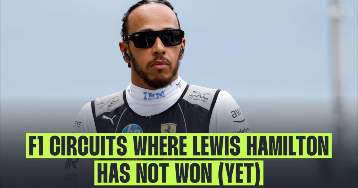 The seven F1 race tracks Lewis Hamilton has never won at