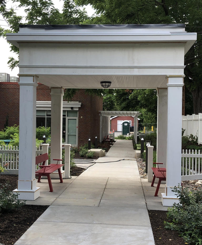 Reading Garden at Canandaigua library almost ready to open. Take a ...