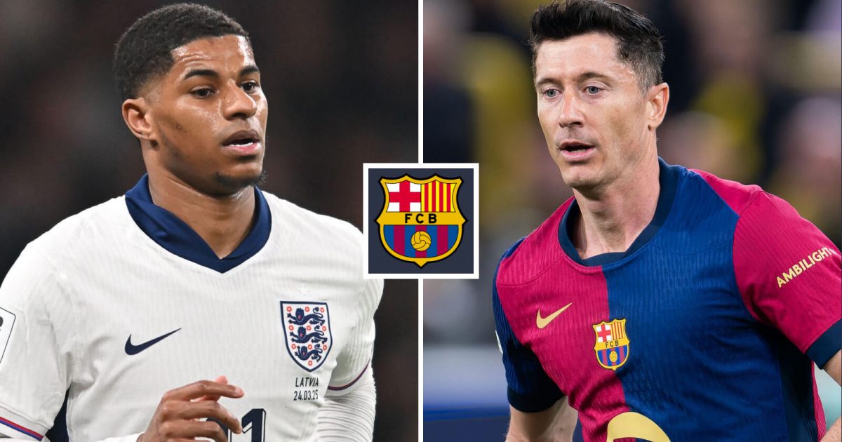 Lewandowski ‘feels challenged’ by Barcelona signing Rashford as ...