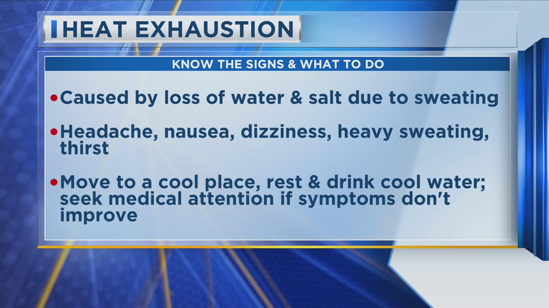 Heat Exhaustion And Heat Stroke Know The Signs And What To Do