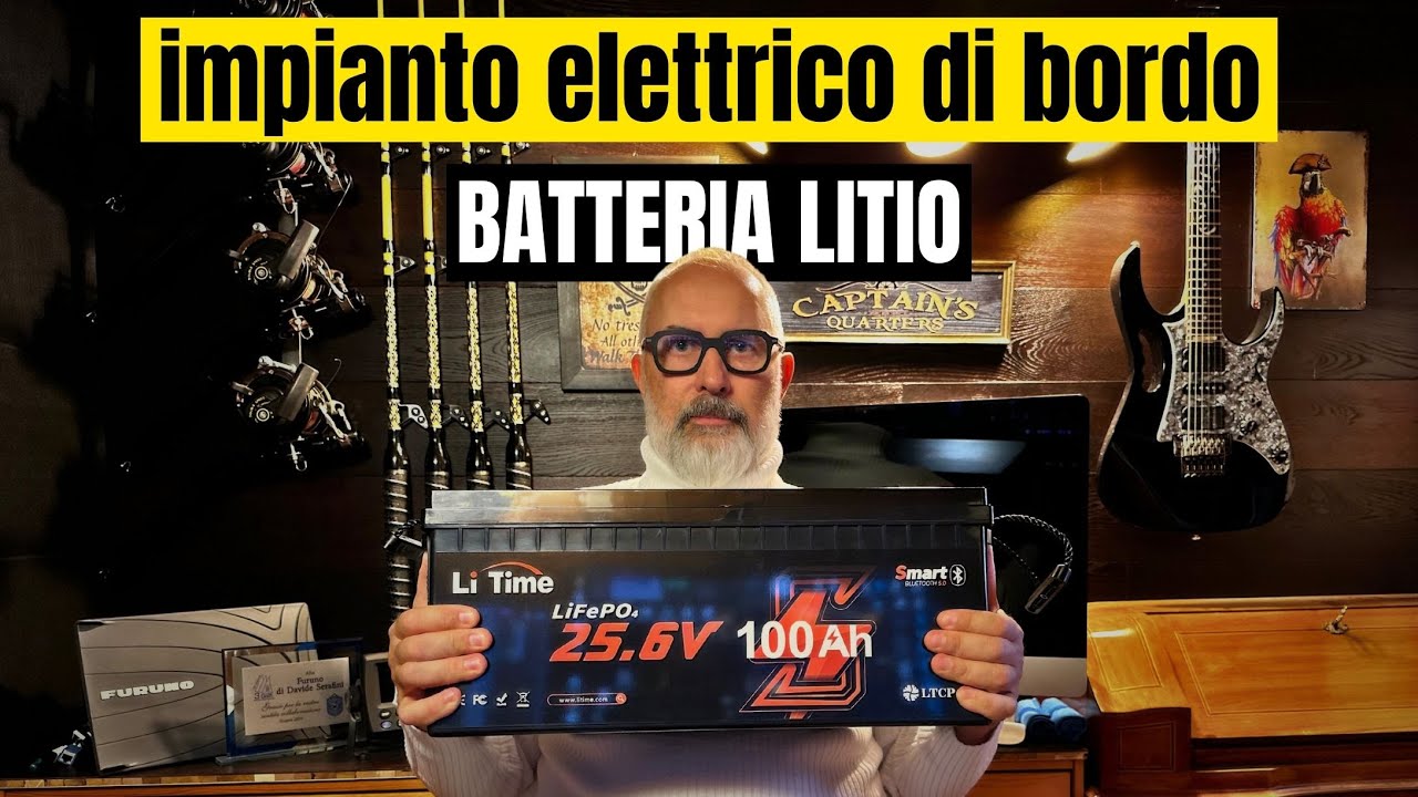 Batteria litio dimensionamento cavi, pro e contro, recensione Li-Time
