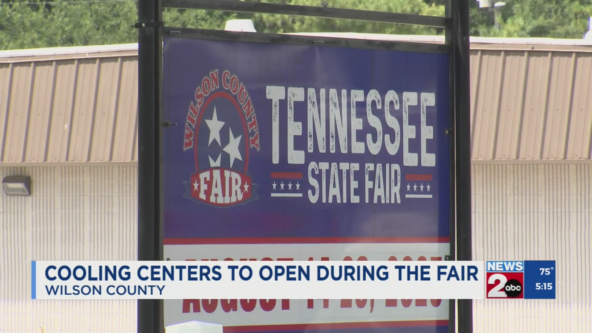 Cooling centers to open during Tennessee State Fair
