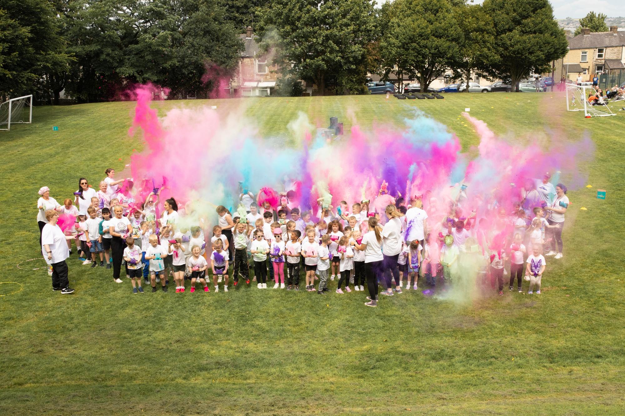 Colour Run at Burnley's Holy Trinity Primary School raises £6,000 for ...