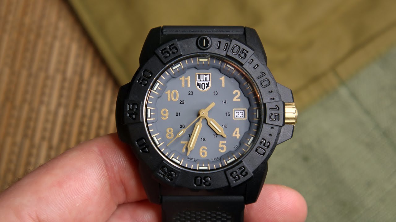 Luminox Navy SEAL Gold Edition 3508 in Action