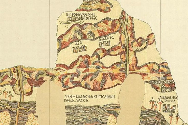 Oldest map of Holy Land reveals ancient city in 'hugely important' find