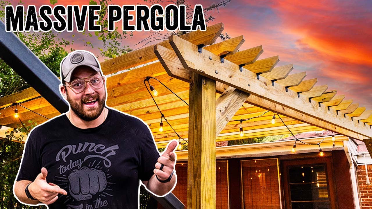 EASY 2-Day Pergola Build – EPIC Backyard Transformation Pt. 6