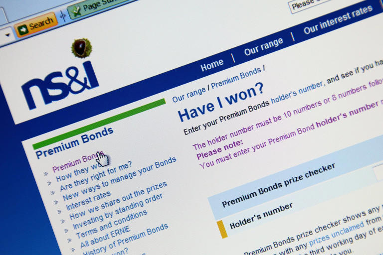 Could you be sitting on a cash windfall? £103m in Premium Bond prizes ...