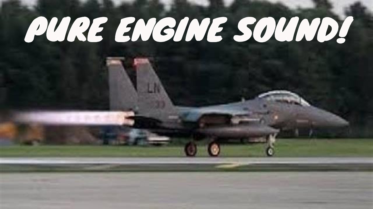 F-15 Takeoff at RAF Lakenheath – Raw Engine Sound