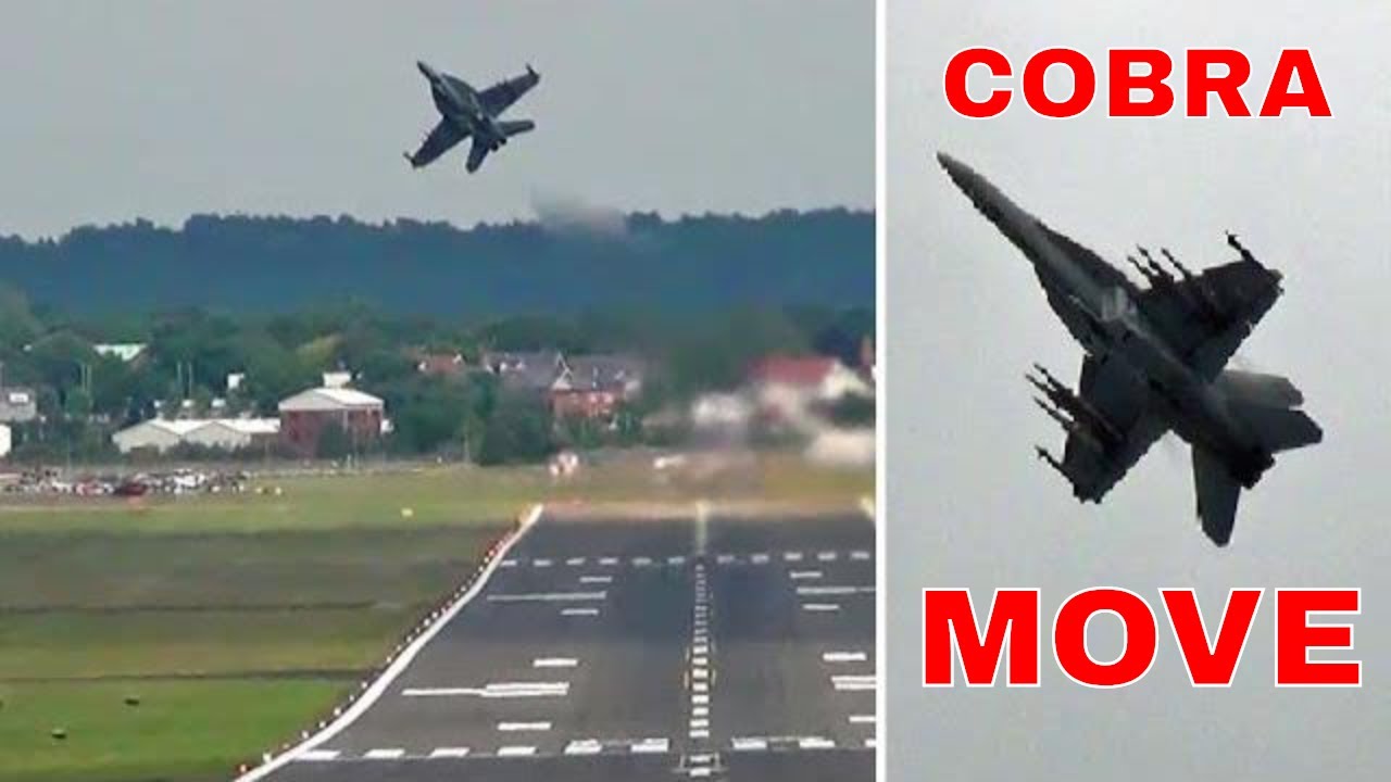 F-18 Super Hornet Tries the Cobra Maneuver