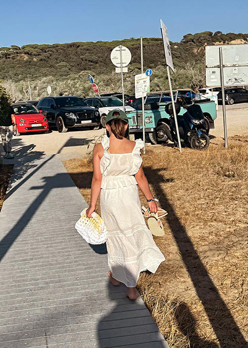 Fun in the sun! Jennifer Zamparelli glows on Portuguese family holiday