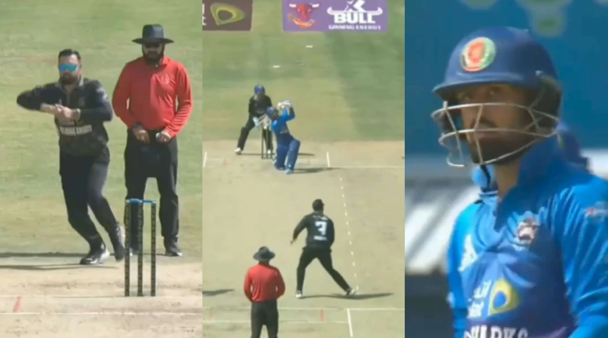 Watch: Father-Son Battle as Mohammad Nabi Gets Hit for Six by Hassan ...