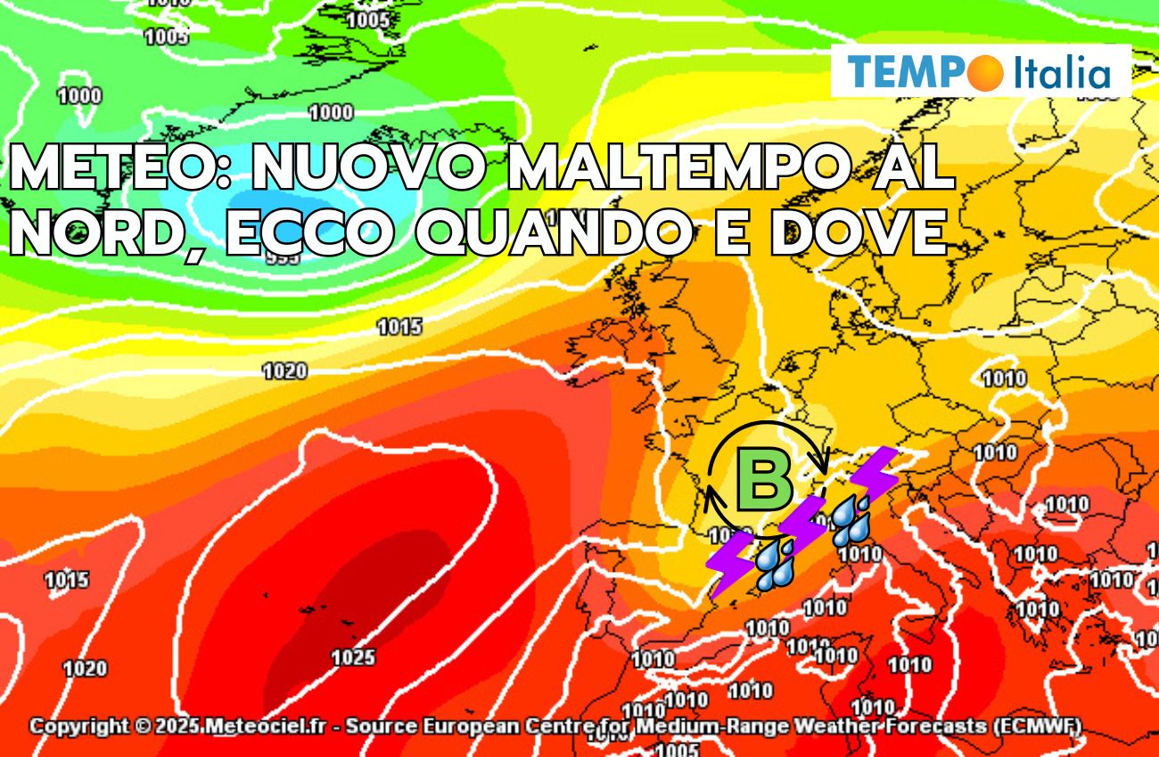 Meteo: maltempo in vista al Nord Italia, attenzione alta in alcune regioni